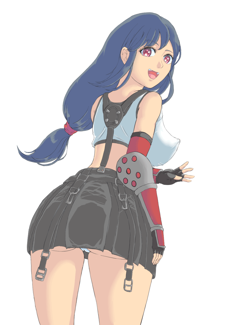 【FF7Rティファ】現在の実力は如何に！！良かれと思って服の質感は下手に出すと安っぽい絵になってしまった件。 | sin-zakki