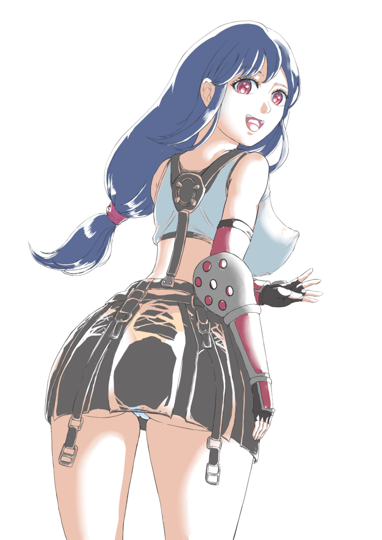 【FF7Rティファ】現在の実力は如何に！！良かれと思って服の質感は下手に出すと安っぽい絵になってしまった件。 | sin-zakki