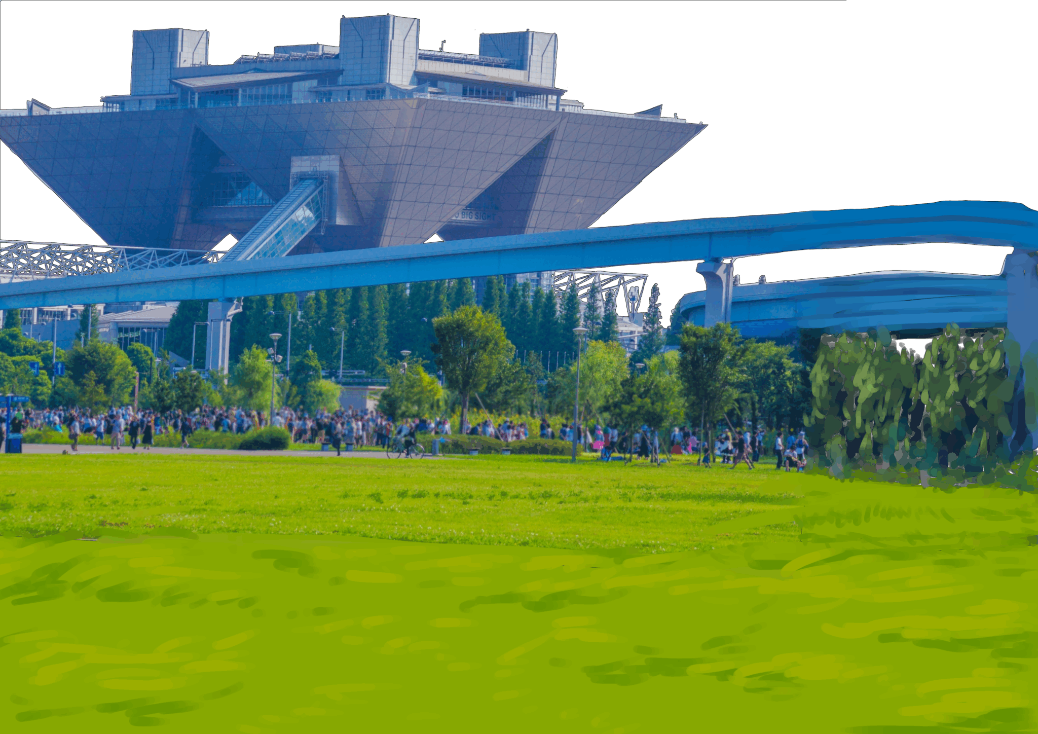 【背景写真と絵をなじませる方法】面倒な背景は写真を使えば楽できるんじゃね？ | sin-zakki